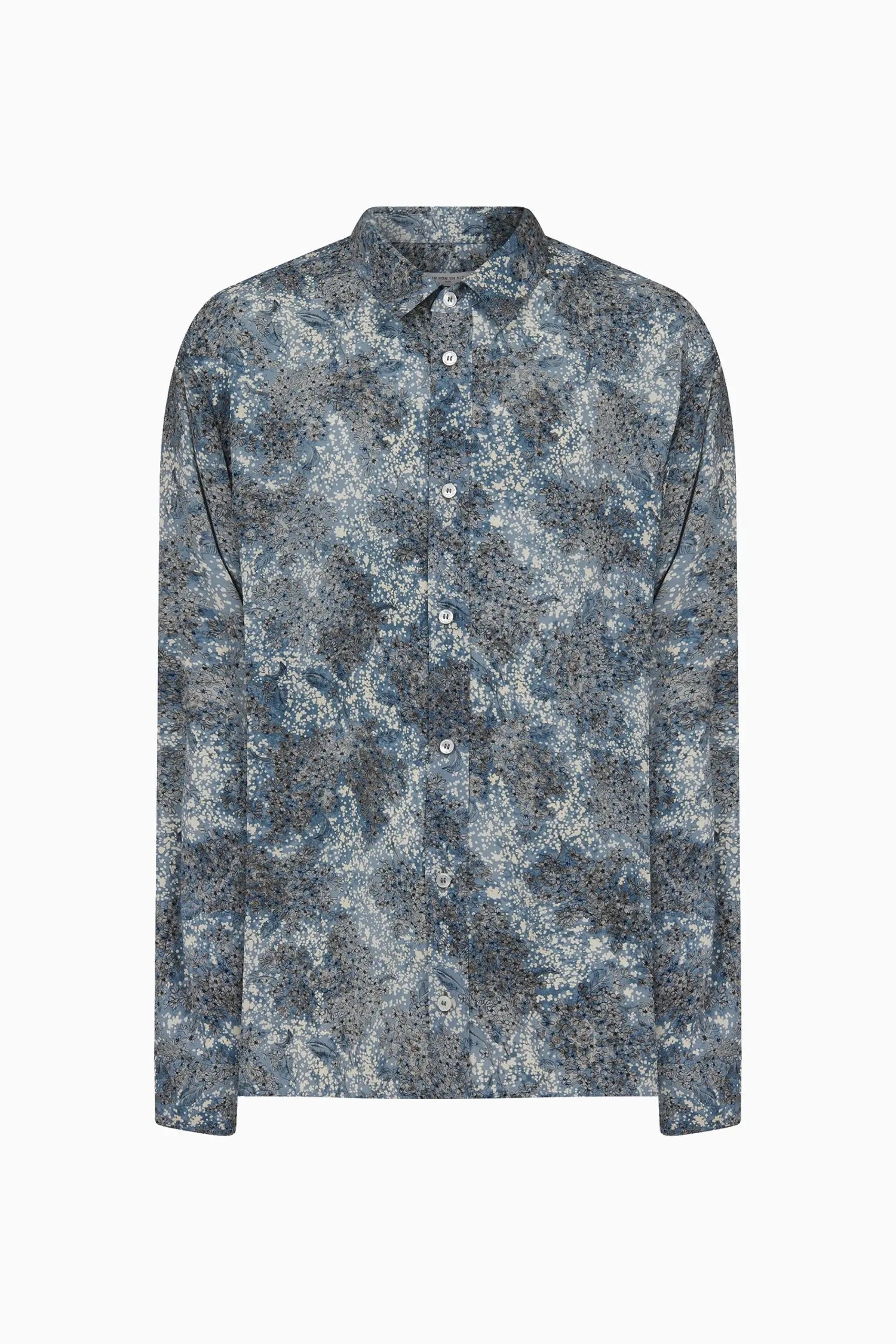 MICROFLORAL DESIGN SHIRT | IH NOM UH NIT Composition100 ...